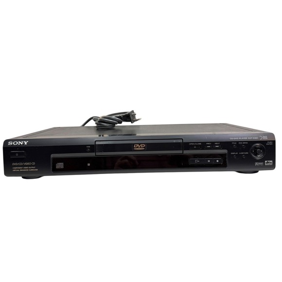 Sony | Media | Sony Cd Dvd Video Cd Player Dvp S36 Component Video ...